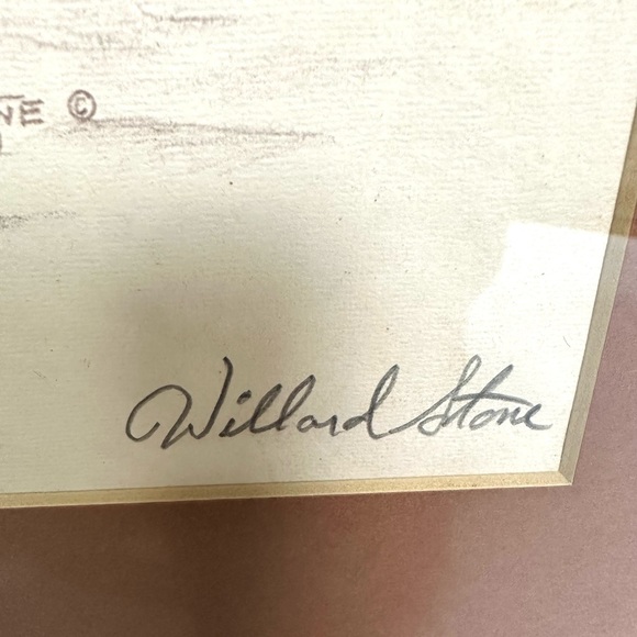 Accents | Vintage Framed Native American Willard Stone Fertility Dance ...